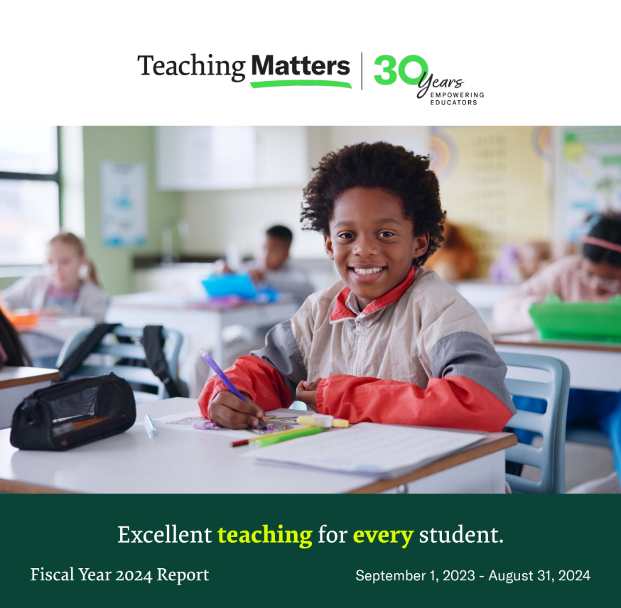 2024 Annual Report - Teaching Matters